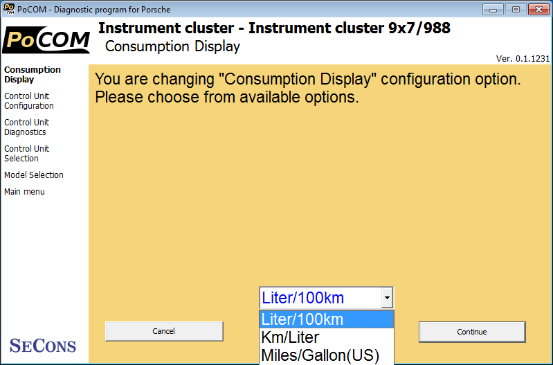 PoCOM diagnostika Porsche - Diagstore.sk